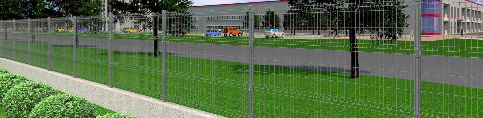3DF Wire Mesh Fence – CommandFence.com